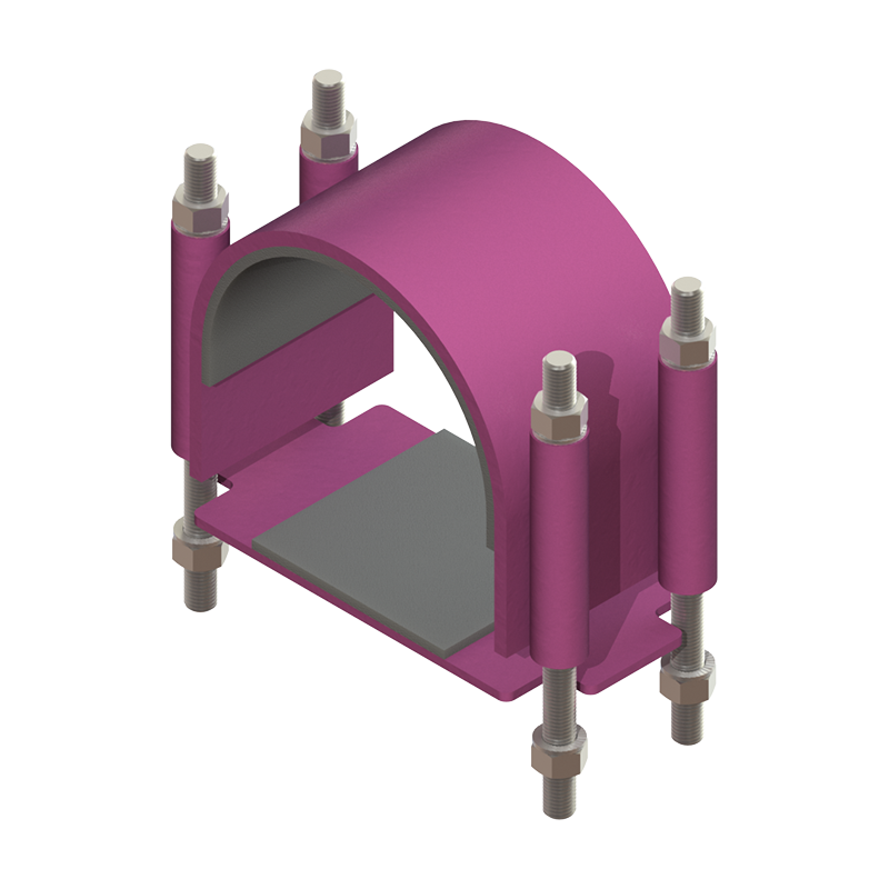 Pipe Clamps, incl. DamperX™ and ThermaGlide™ | Vibration, dynamics and ...